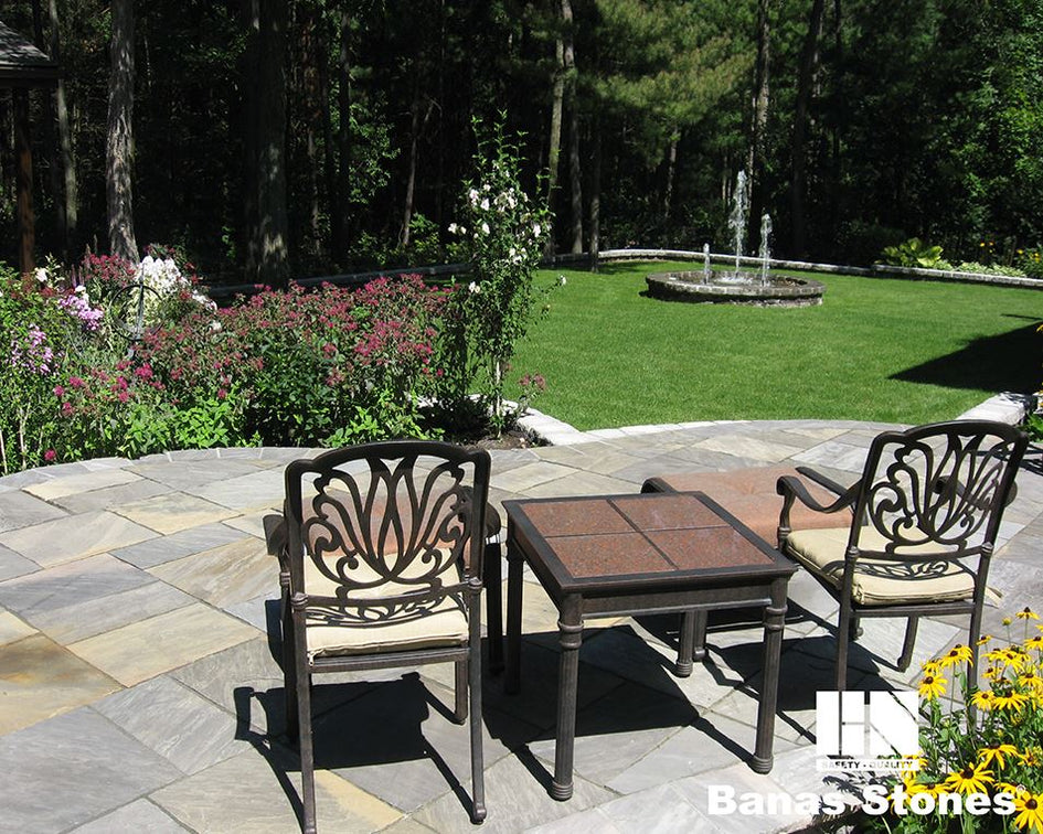 Banas Stones® Square Cut Flagstone Imperial Black - Cohen and Cohen ...