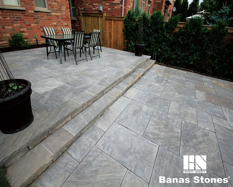 Banas Stones® Square Cut Flagstone Imperial Black - Cohen and Cohen ...