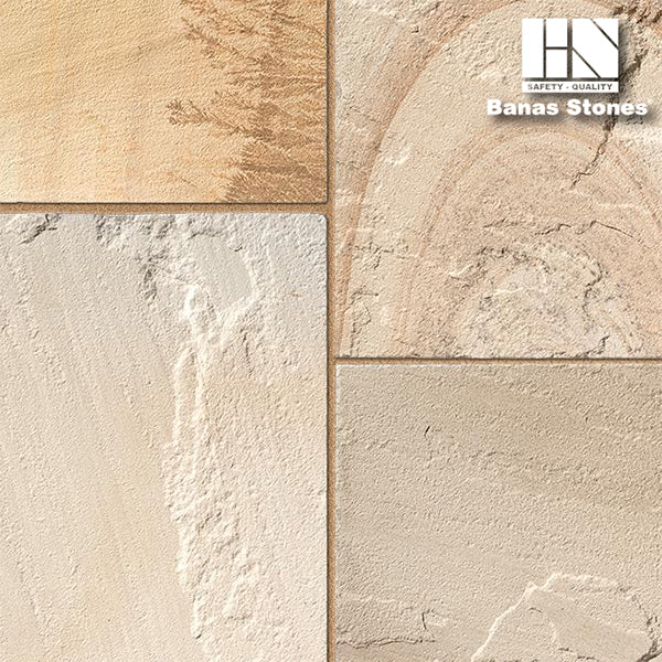 Banas Stones® Square Cut Flagstone Fossil - Cohen and Cohen Natural Stone