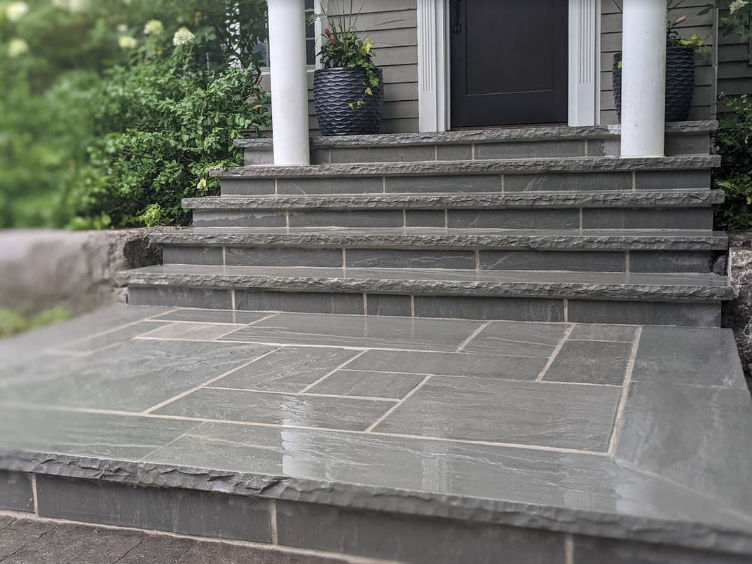 Banas Stones® Square Cut Flagstone Dove Grey - Cohen and Cohen Natural ...