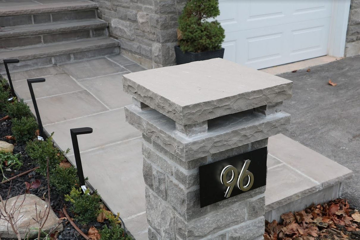 Banas Stones® Pier Cap Slate Grey - Cohen and Cohen Natural Stone